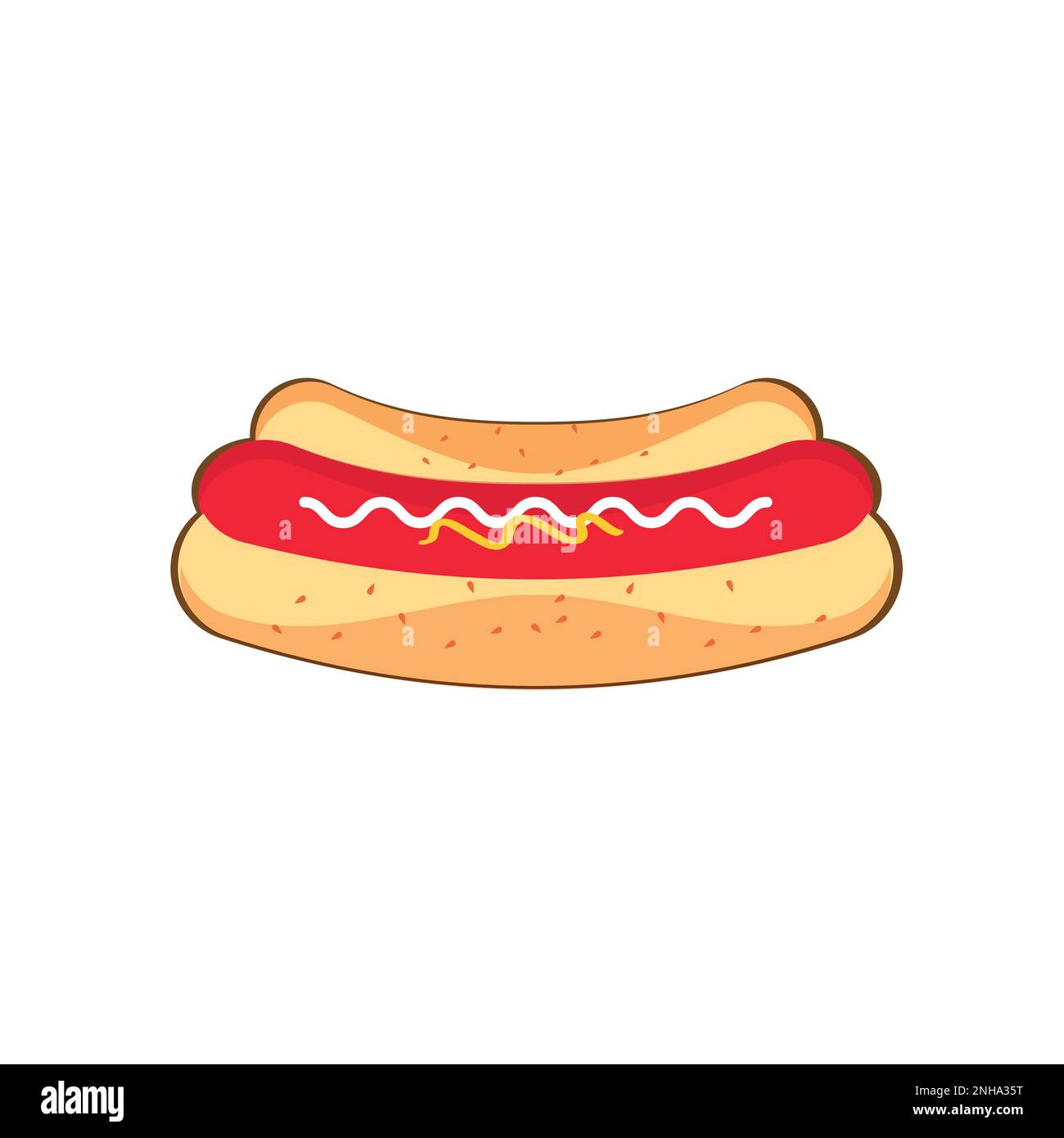 Hot Dog Cartoon mascot character. Food concept. Posters, menus ...