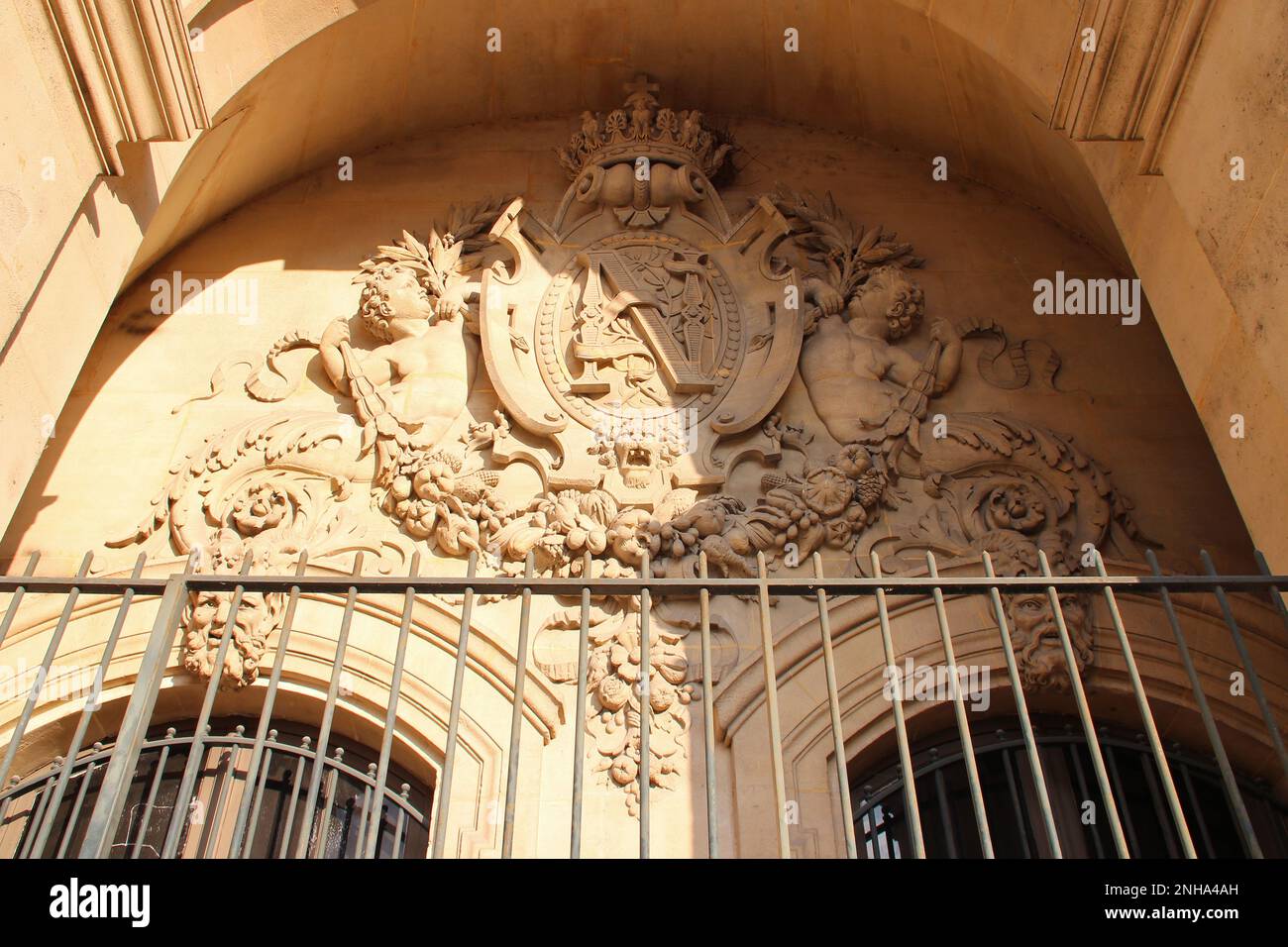 bas-relief at le louvre in paris (france Stock Photo - Alamy