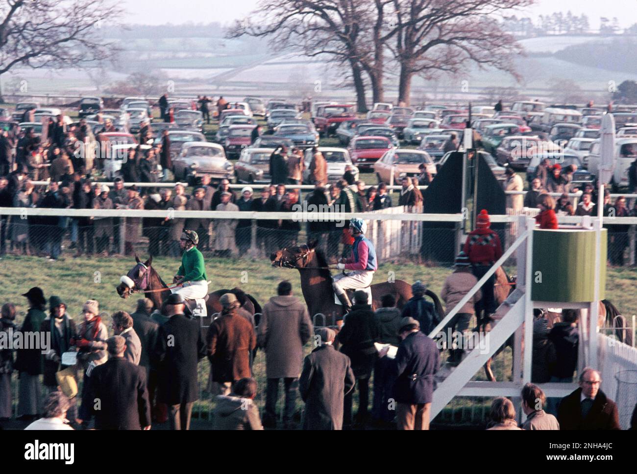 United Kingdom. England. Somerset. The races at Taunton racecourse ...