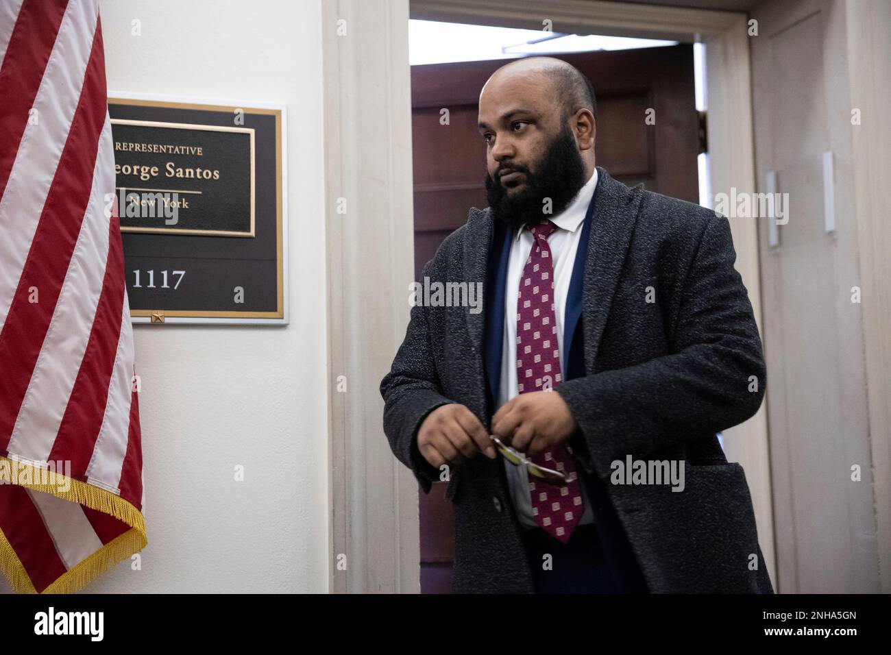 Vish Burra, the director of operations for Rep. George Santos (R-N.Y ...