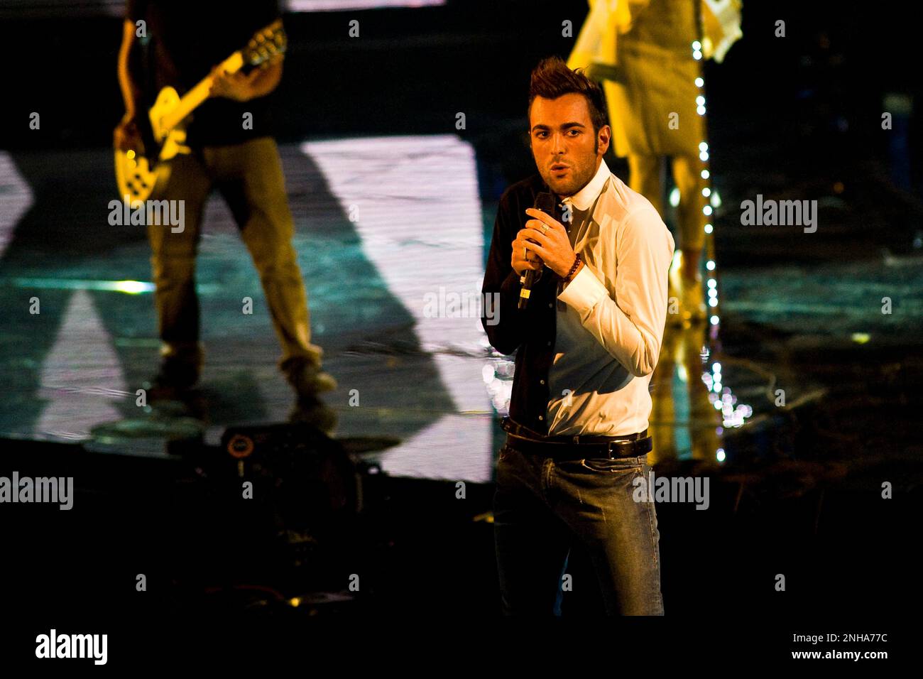 X factor italy marco mengoni hi-res stock photography and images - Alamy