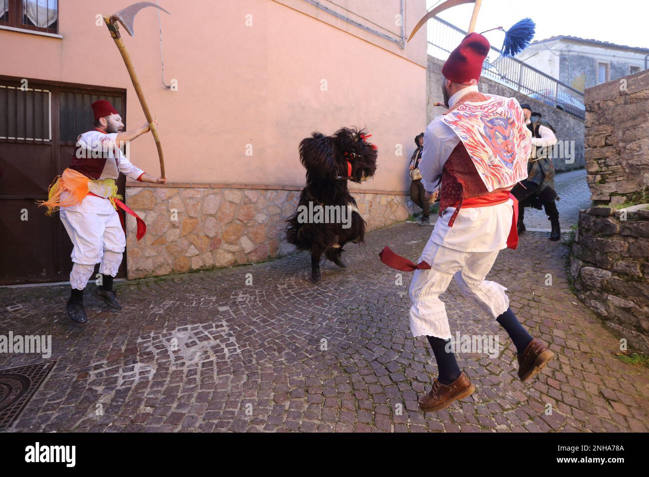February 21, 2023, Tufara (Campobasso, Italy: The Devil of Tufara, the ...
