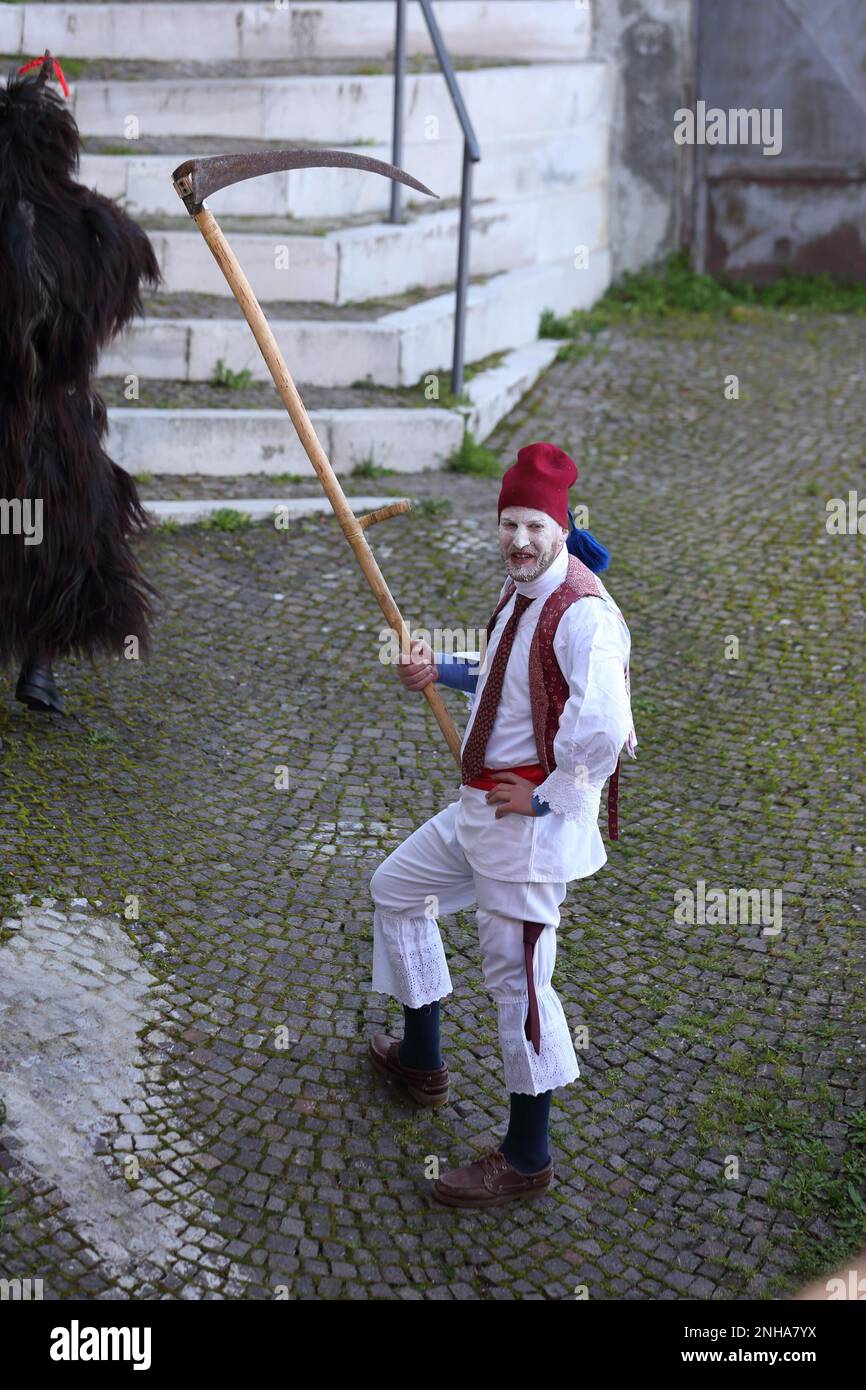 February 21, 2023, Tufara (Campobasso, Italy: The Devil of Tufara, the ...