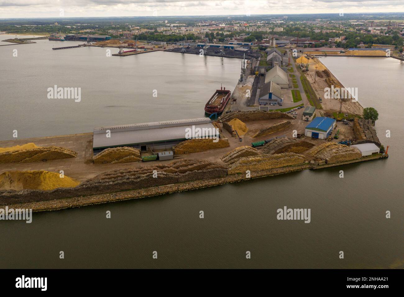 Dockyard drone photography hi-res stock photography and images - Alamy