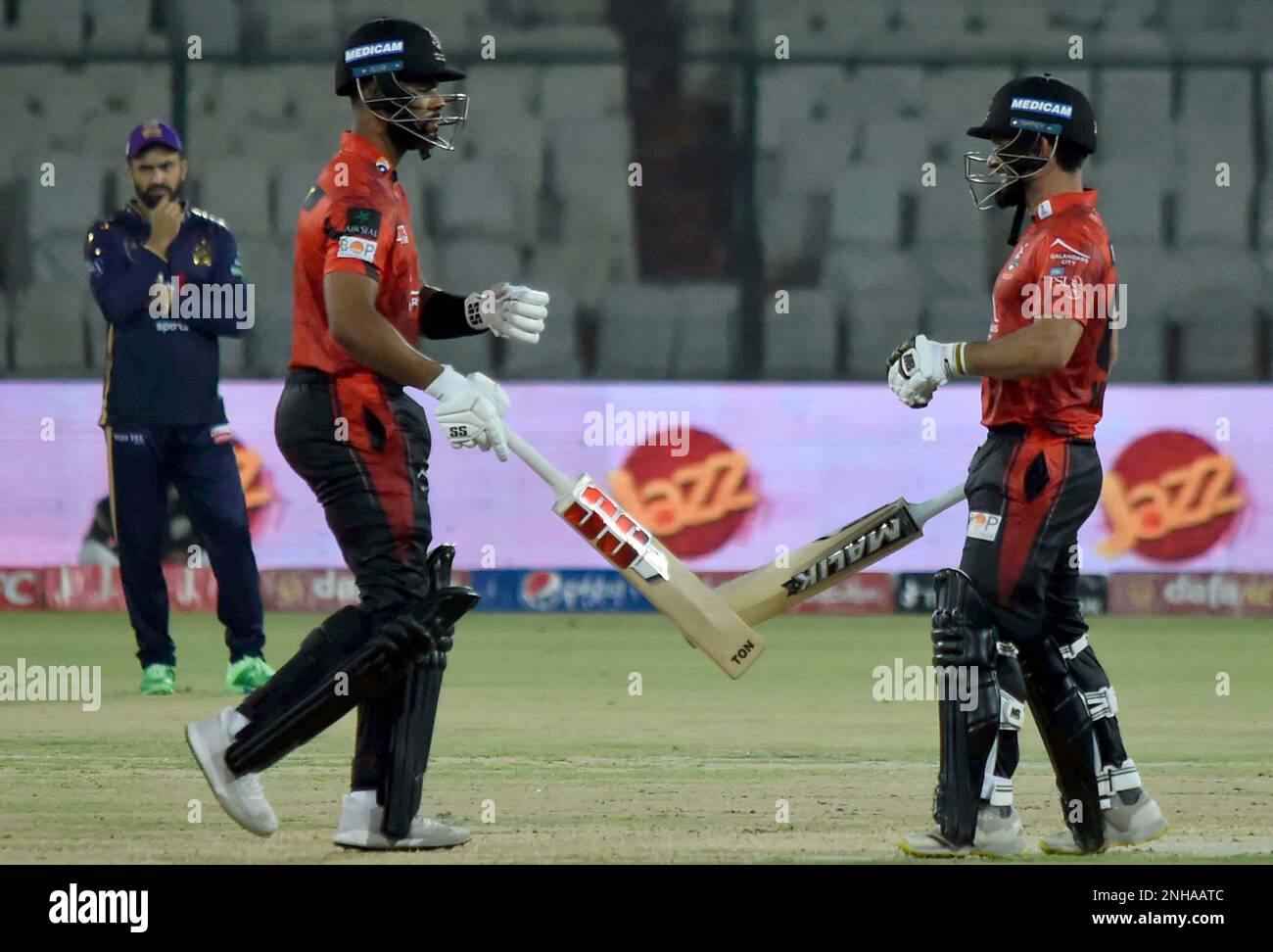 Players are in action during the Pakistan Super League (PSL- 8) T20 ...