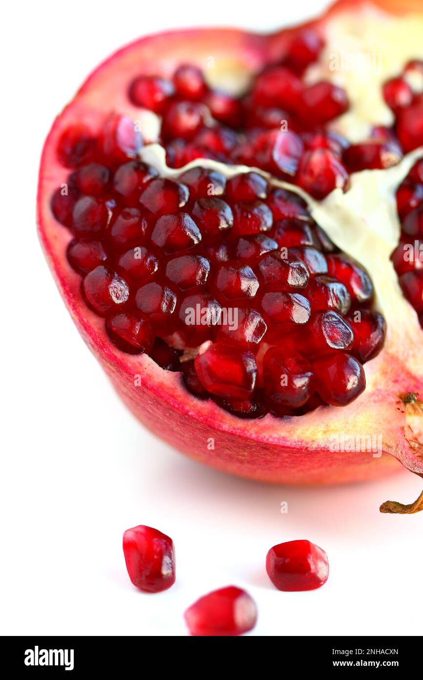 Half of pomegranate hi-res stock photography and images - Alamy