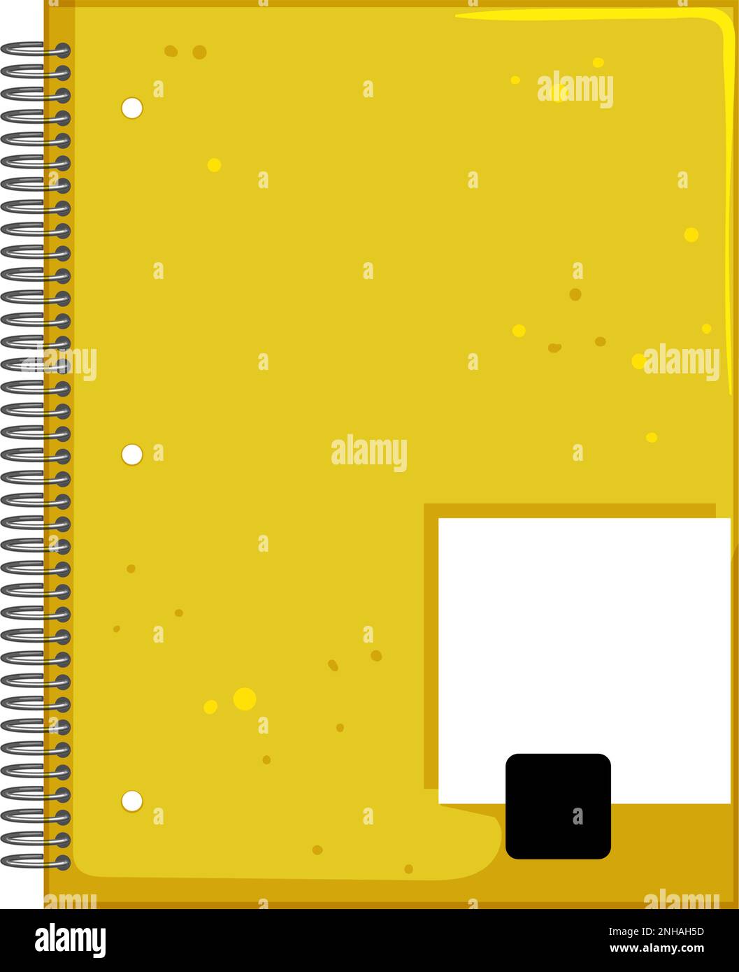 template notebook cartoon vector illustration sign color Stock Vector ...