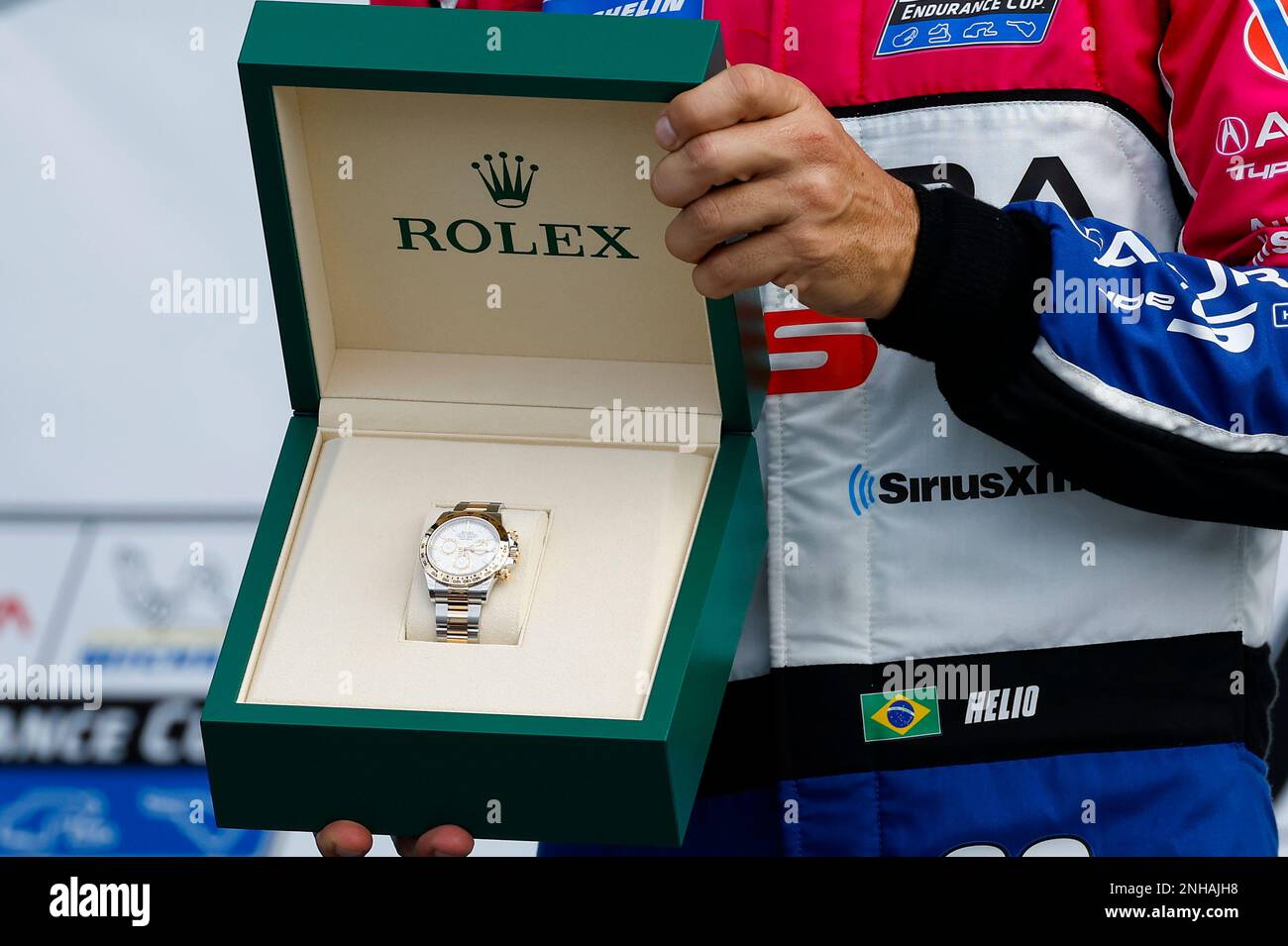 DAYTONA, FL - JANUARY 29: An up close view of the Rolex watch awarded ...
