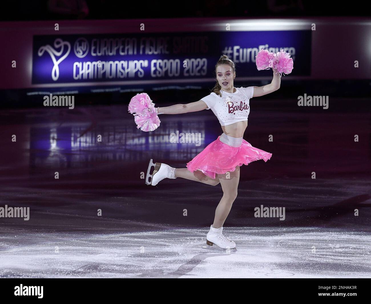 Women's European Champion Anastasiia Gubanova of Georgia performs ...
