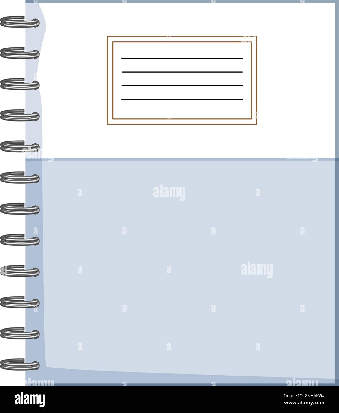 paper notebook cartoon vector illustration sign color Stock Vector ...