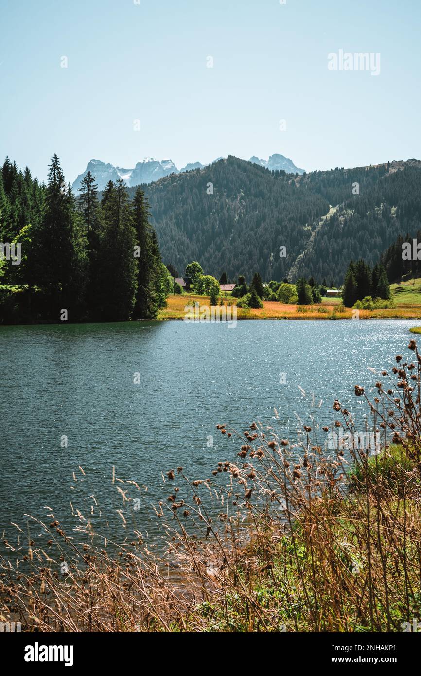 Portes du soleil switzerland morgins hi-res stock photography and ...