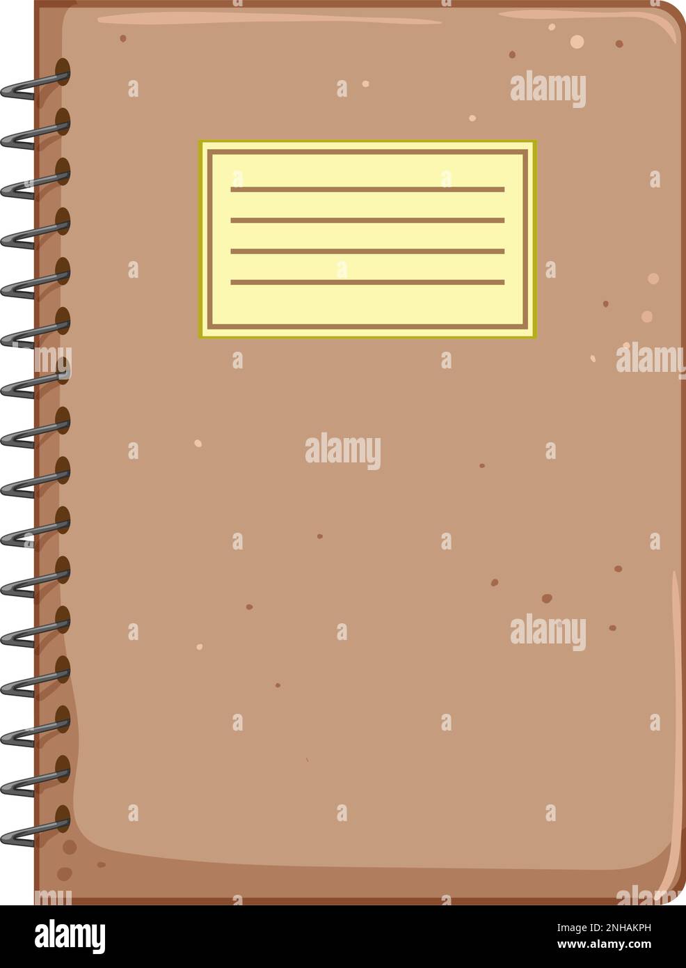 book notebook cartoon vector illustration sign color Stock Vector Image ...