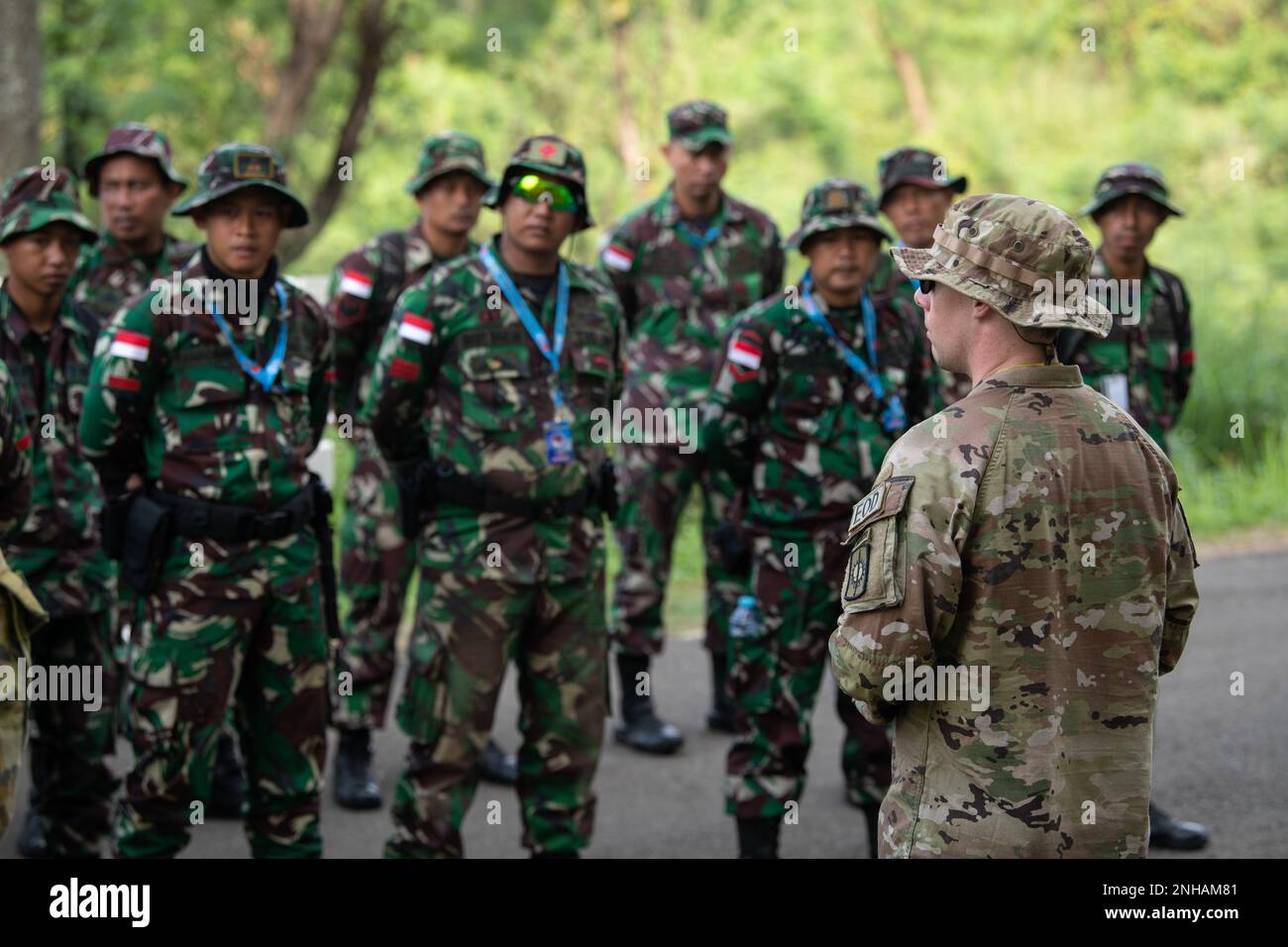 U.S. Army Capt. Joseph Hymel, with 65th Explosive Ordnance Disposal ...