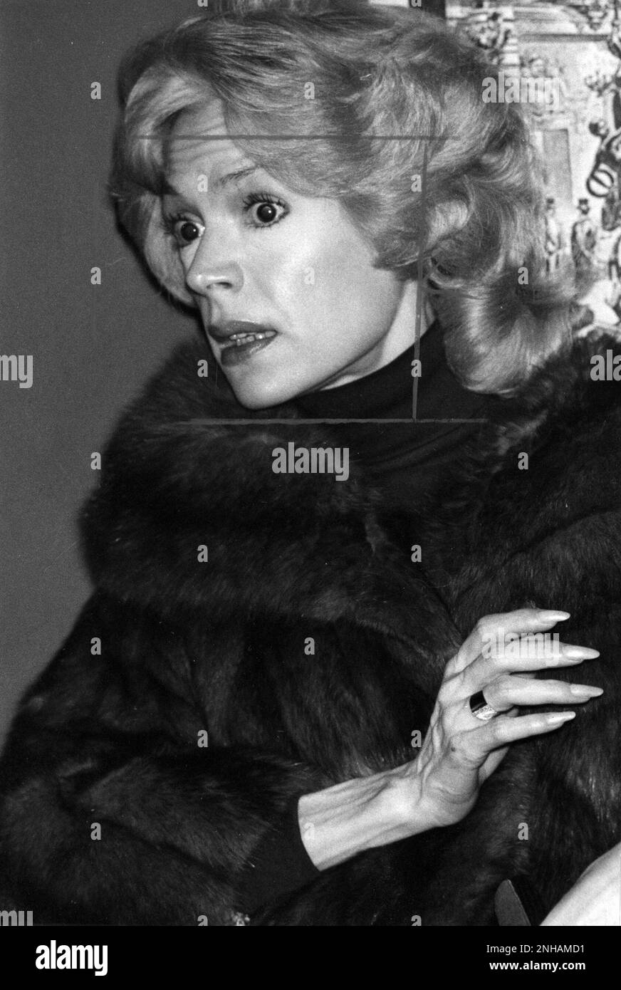 Actress Sandra Dee during an interview with press in Atlanta on Jan. 18 ...