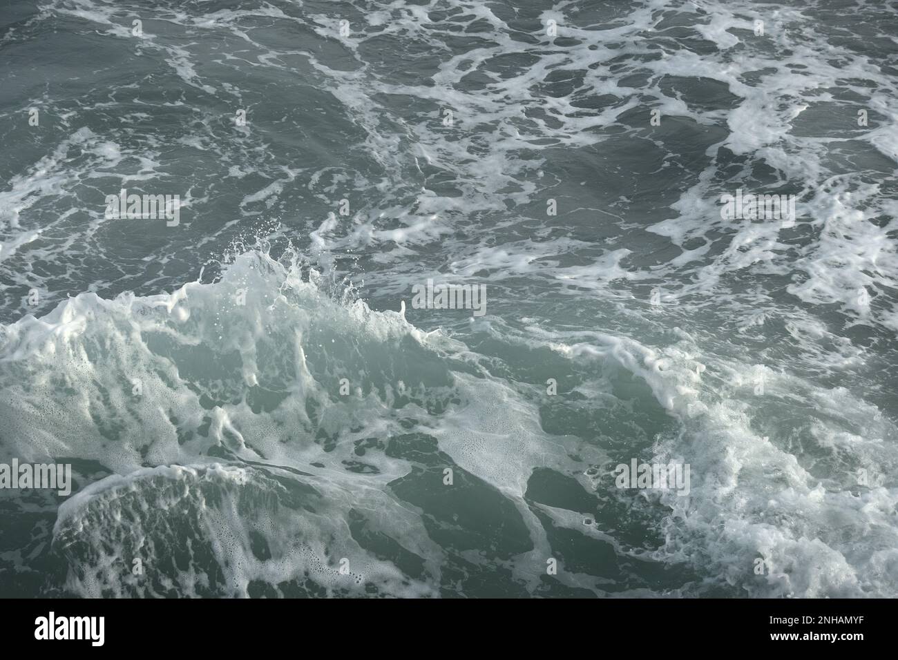 Rough waves from mediterranean sea hi-res stock photography and images ...