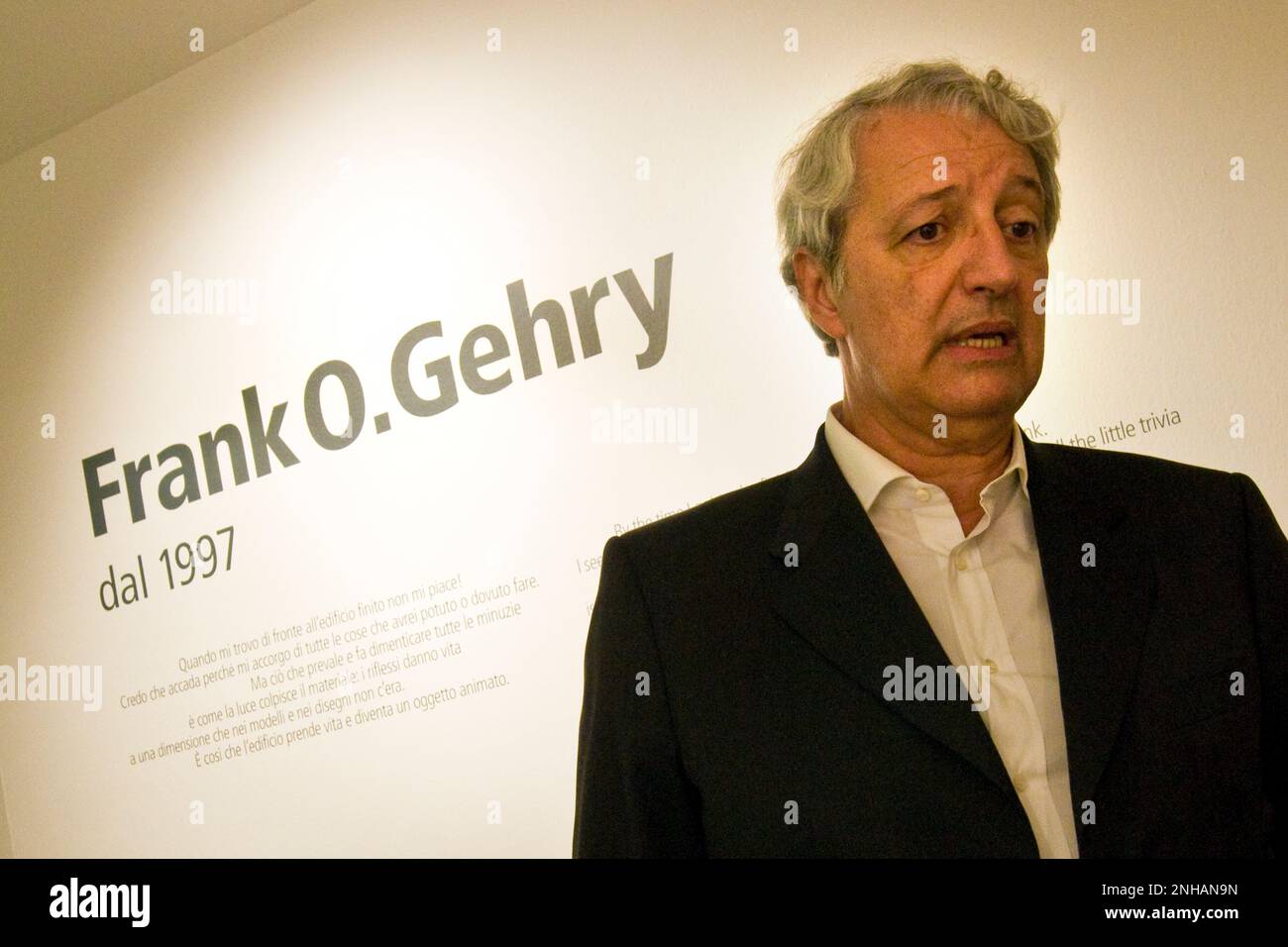 Davide Rampello president of Triennale (Milan)- Frank O. Gehry ...