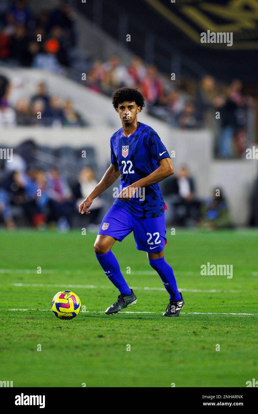 LOS ANGELES, CA - JANUARY 25: USA defender Jalen Neal (22) during the ...