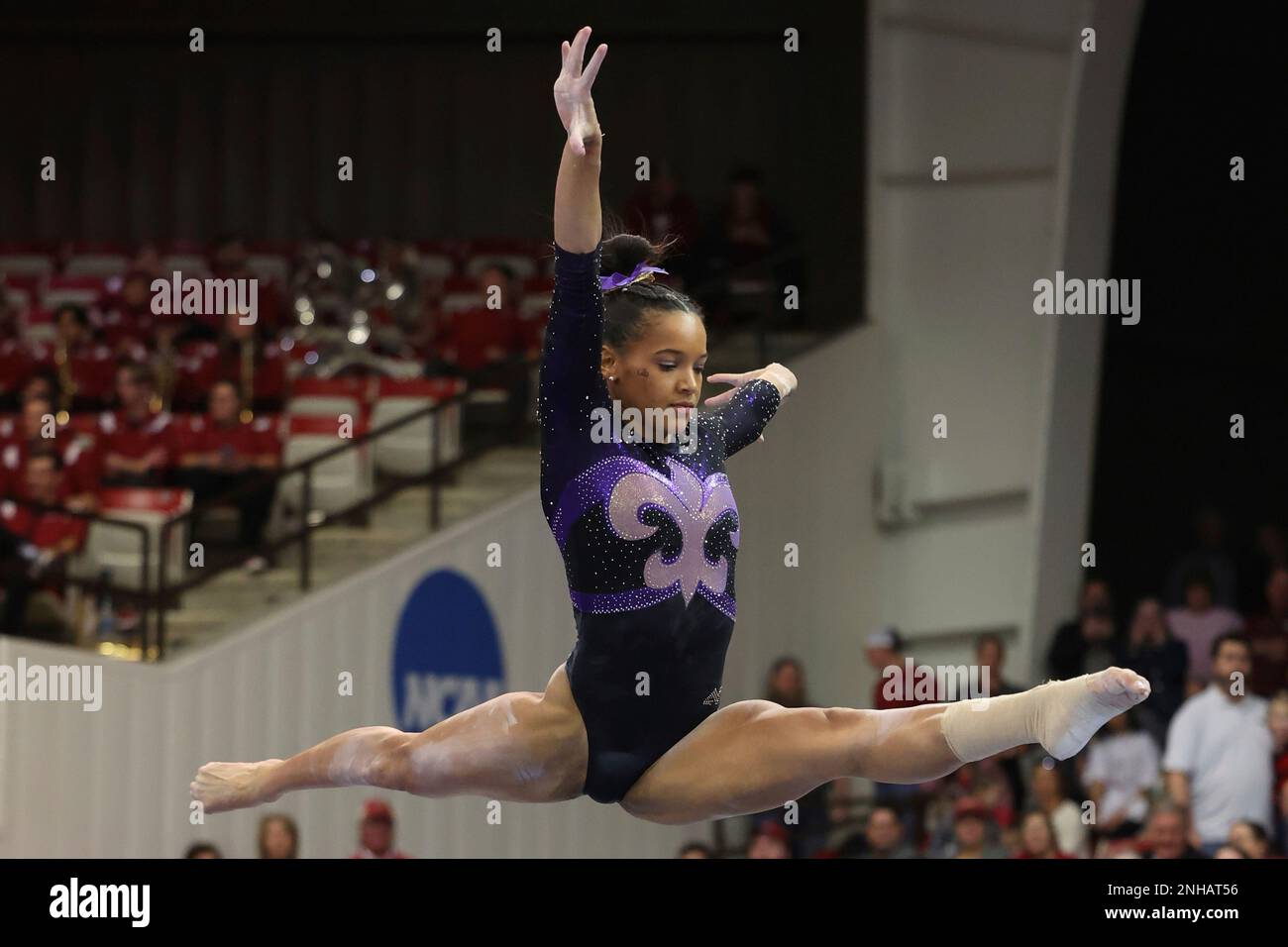January 27, 2023: LSU gymnast Haleigh Bryant competes on the beam ...