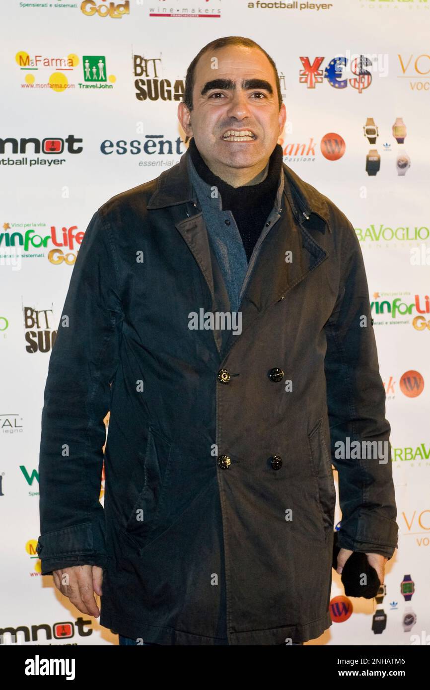 Elio, X Factor Red Carpet, Milan 2010 Stock Photo - Alamy