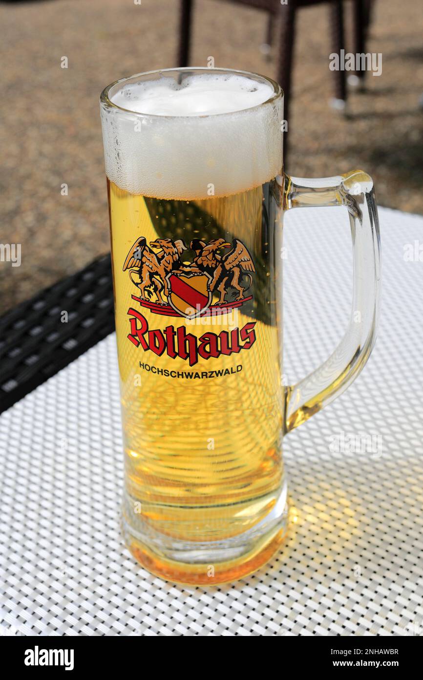 Glass of rothaus beer hi-res stock photography and images - Alamy