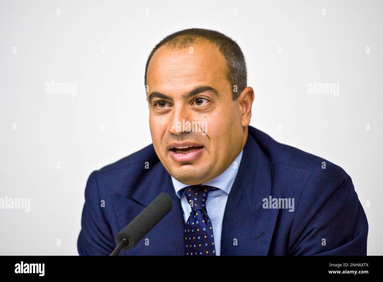 The anchorman Gianluigi Paragone, 'L'ultima parola', press conference ...