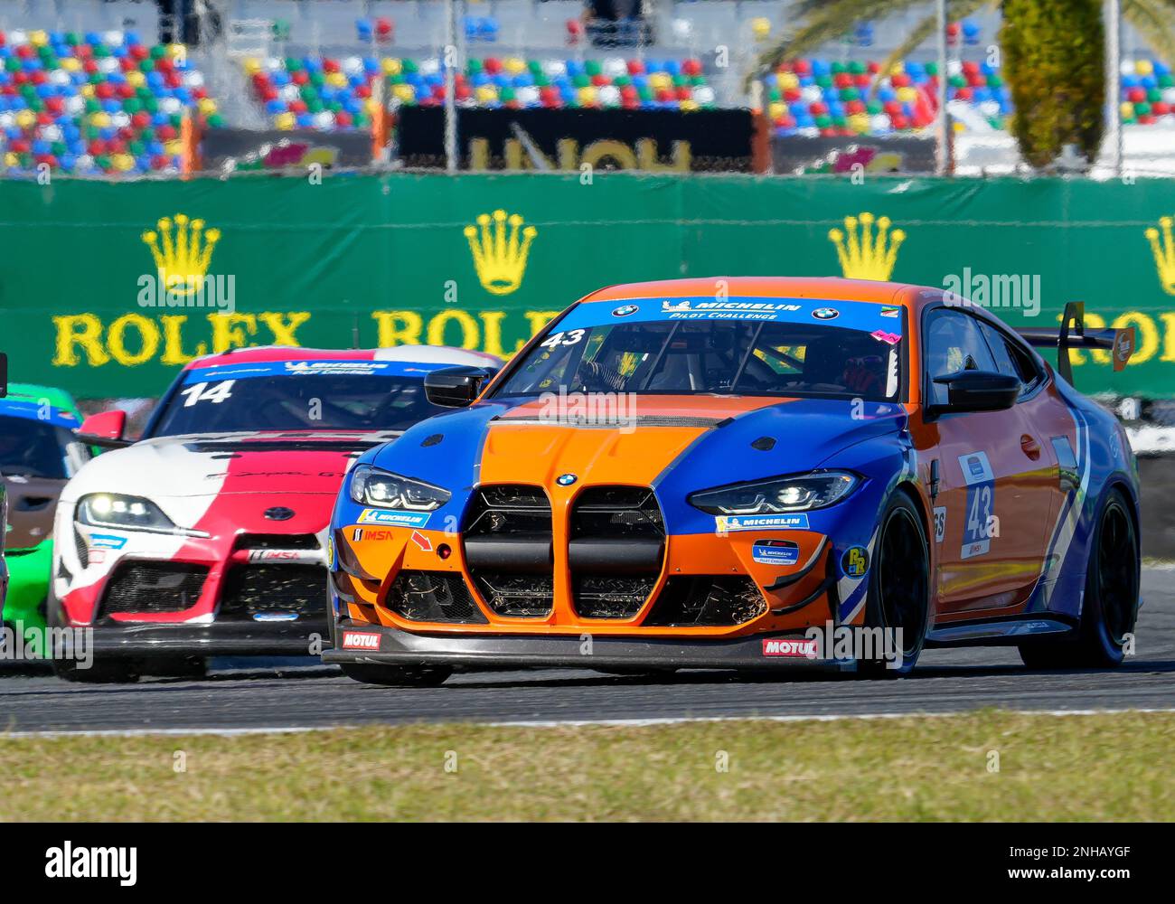 DAYTONA, FL - JANUARY 27: Stephen Cameron racing driver Sean Quinlan ...