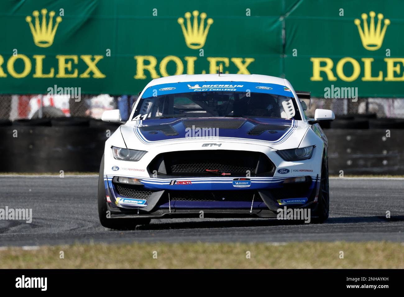 DAYTONA, FL - JANUARY 27: Hailie Deegan, driver of the #41 PF Racing ...