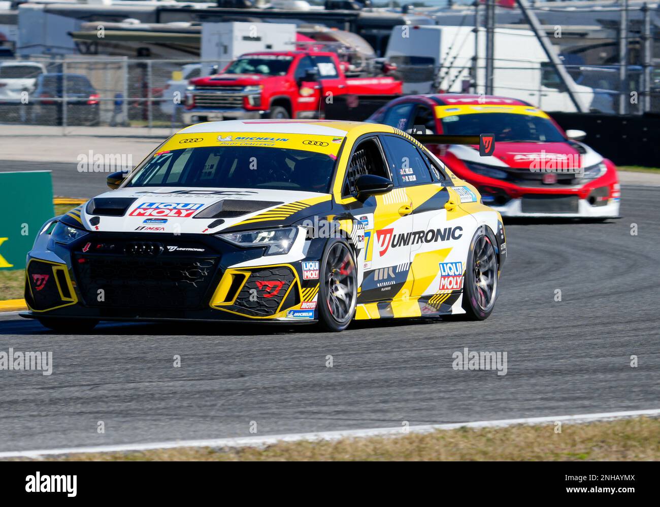 DAYTONA, FL - JANUARY 27: Unitronic/JDC Miller MotorSports driver Chris ...