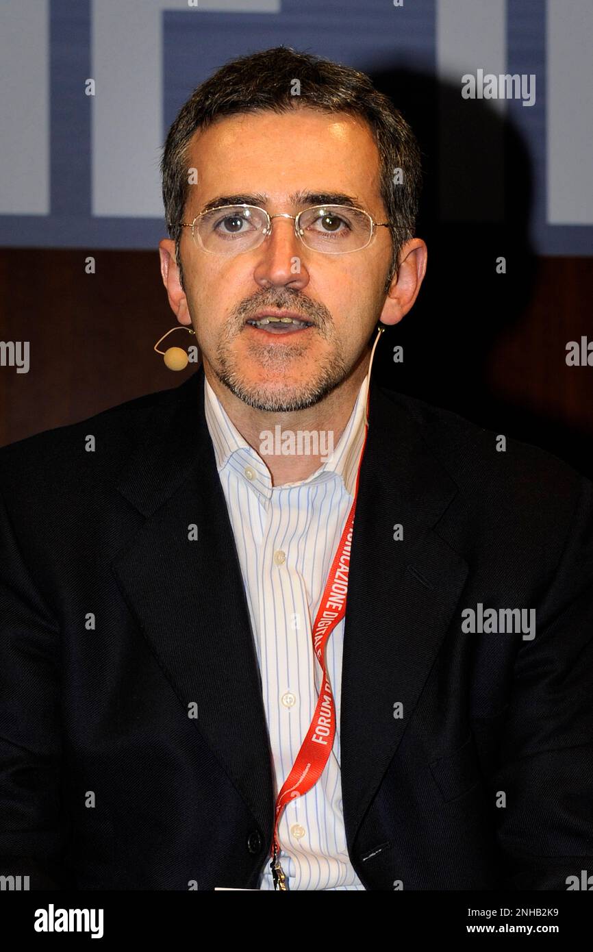16.02.2011, Milan, Forum of digital communication. Vito Sinopoli Stock ...