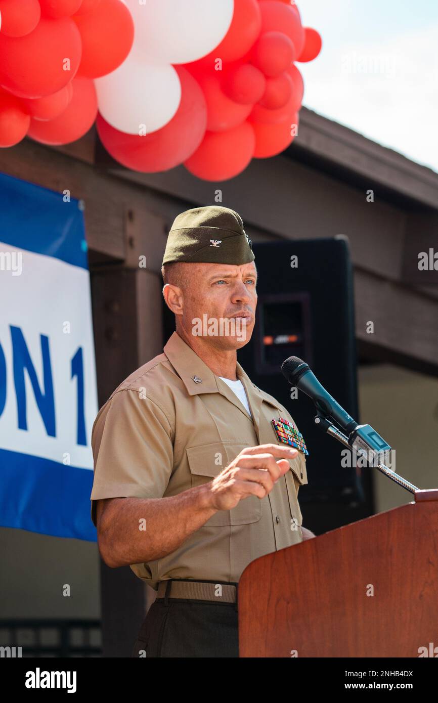 U.S. Marine Corps Col. Daniel M. Whitley, the commanding officer of ...