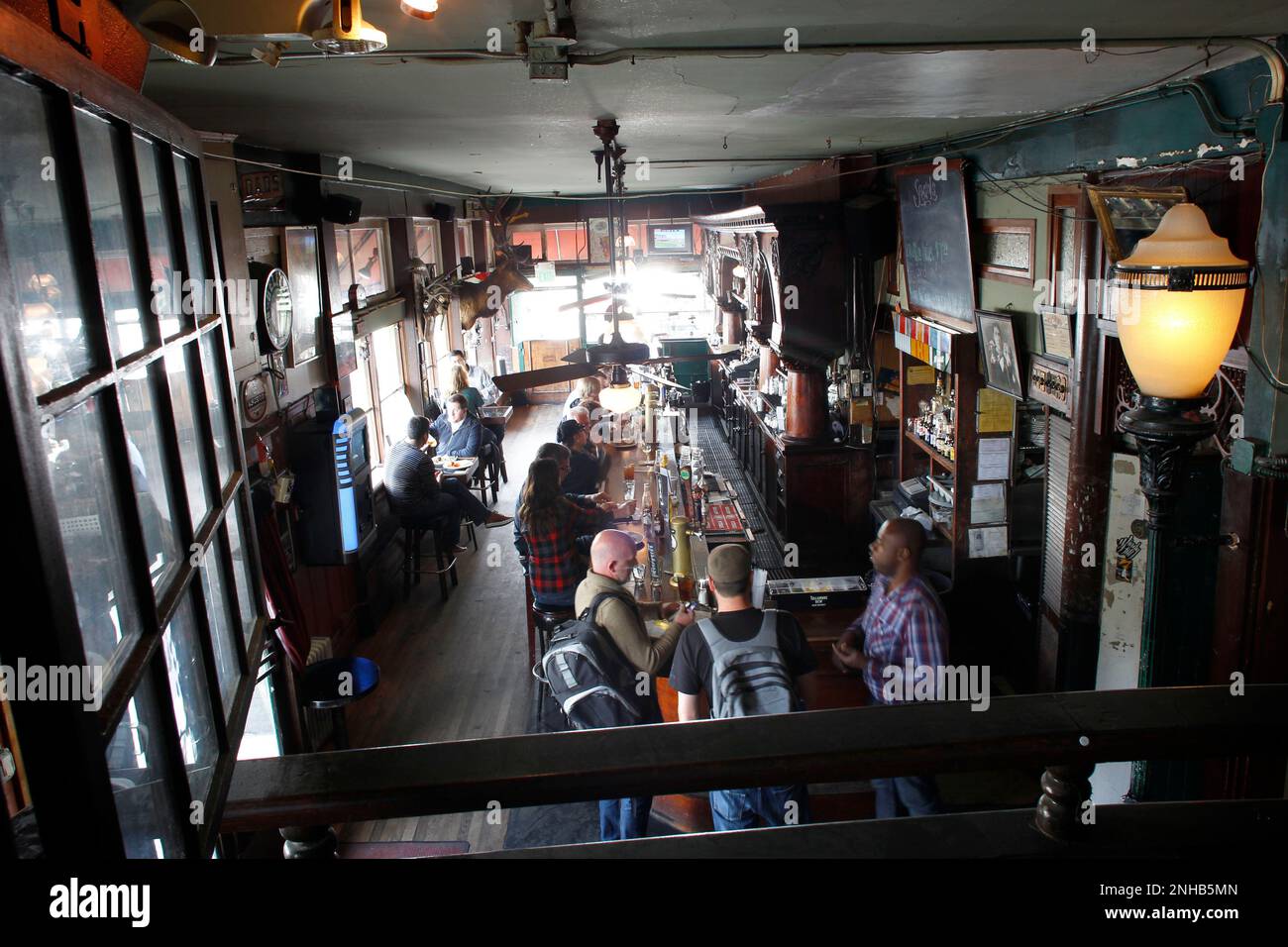 The Hotel Utah Saloon on Fourth Street in San Francisco, Ca. on ...