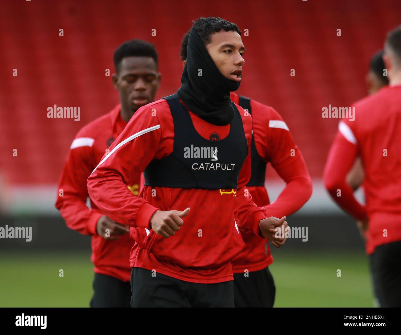 Sheffield, England, 20th February 2023. Kyron Gordon of Sheffield Utd ...
