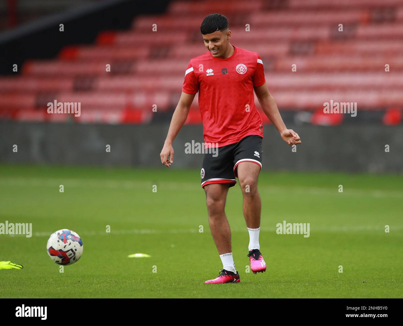 Sheffield, England, 20th February 2023. Sai Sachdev of Sheffield Utd ...