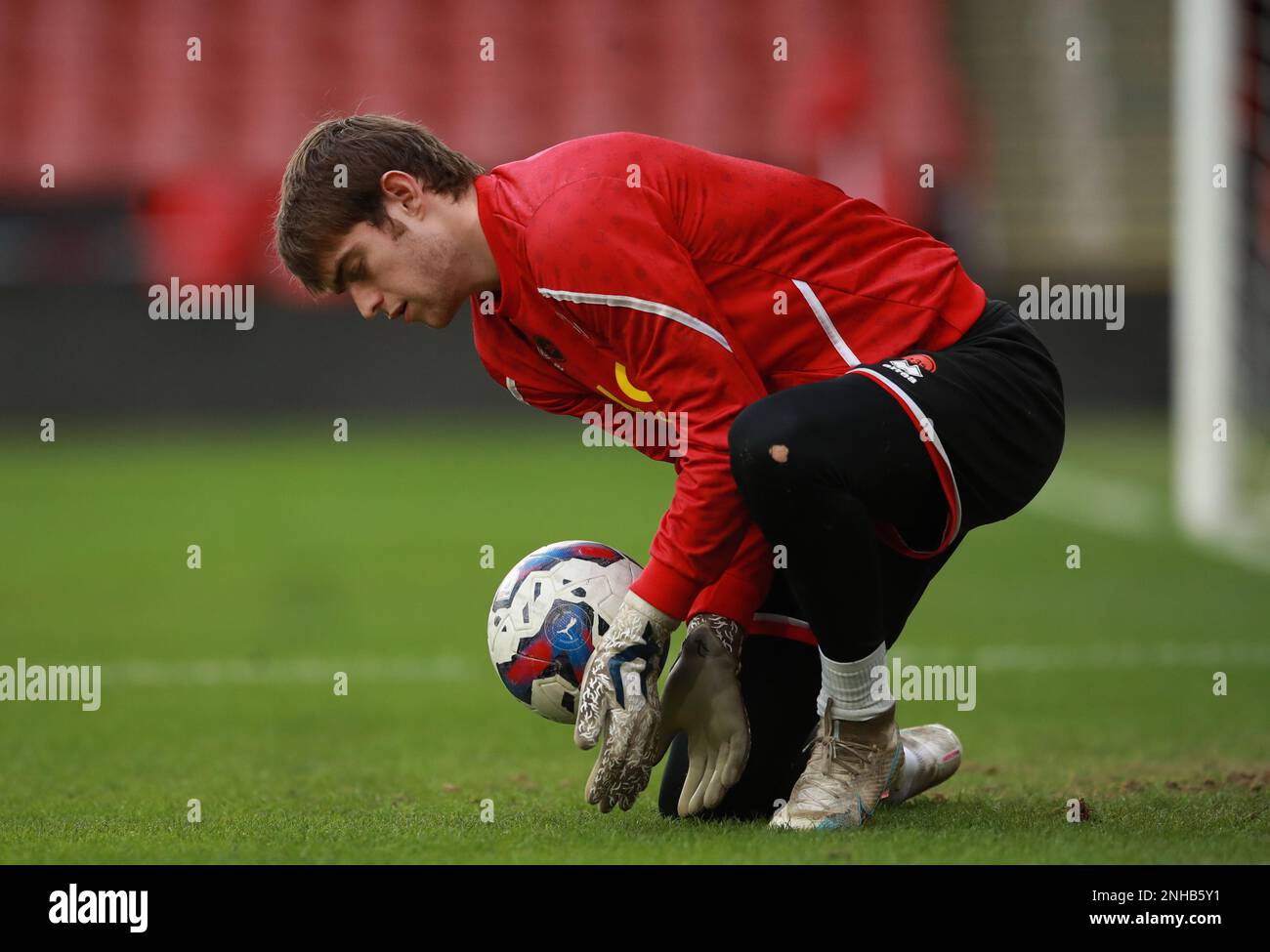 Sheffield, England, 20th February 2023. Marcus Dewhurst of Sheffield ...
