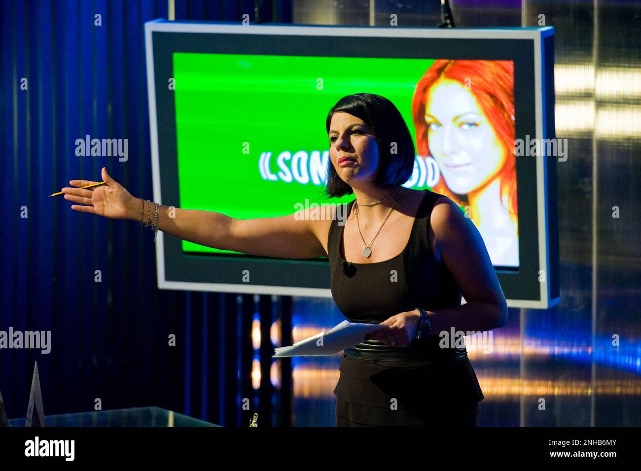 Geppi Cucciari, Milan 2010 Stock Photo - Alamy