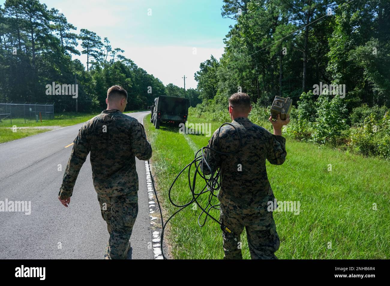 U.S. Marines with Ground Sensor Platoon, 2nd Intelligence Battalion, II ...