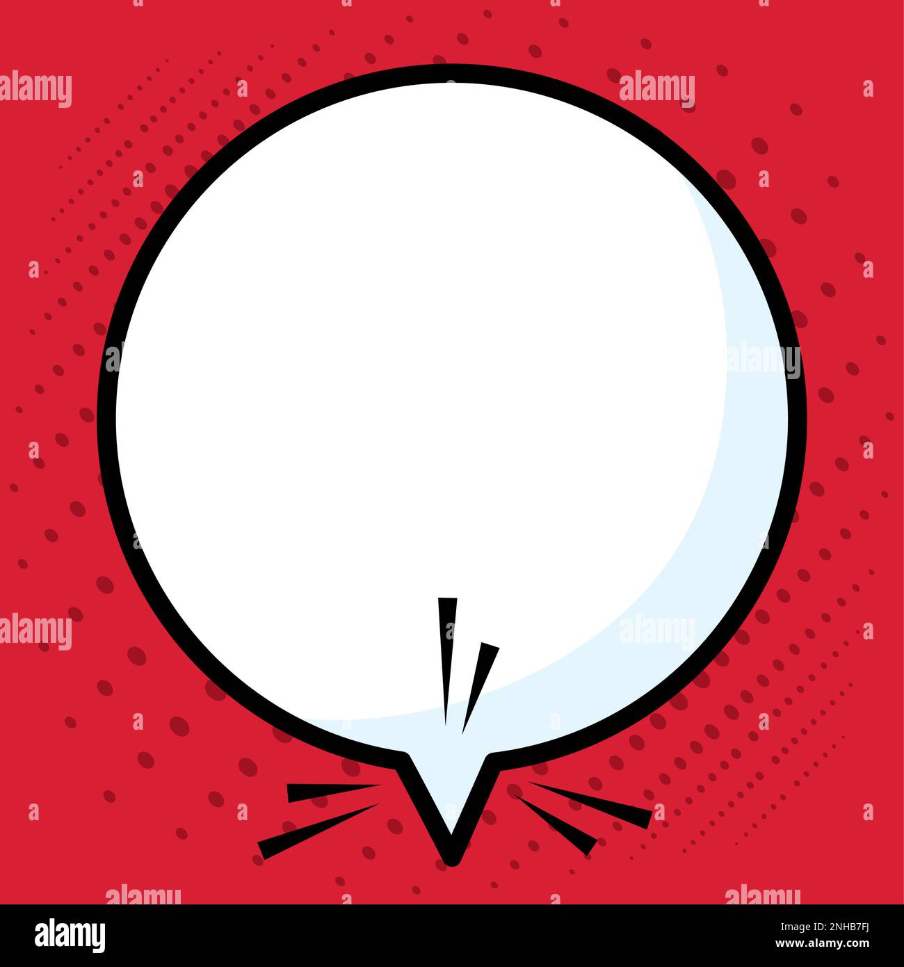 Isolated empty comic speech bubble Vector Stock Vector Image & Art - Alamy