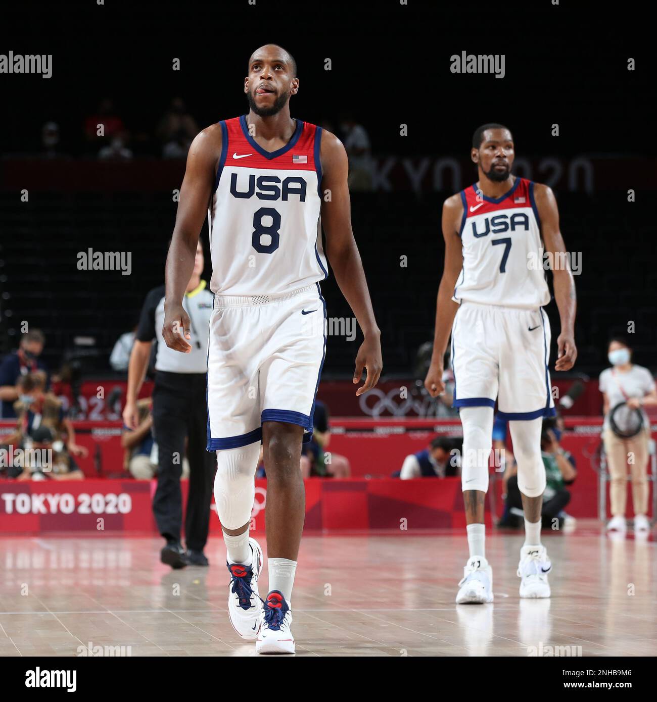 AUG 7, 2021: Khris Middleton of United States in the Men's Basketball ...