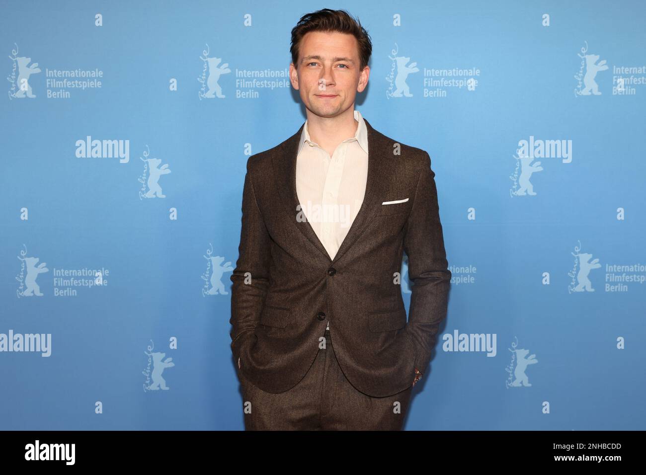 Berlin, Germany. 21st Feb, 2023. Actor Esben Smed arrives for the Photo ...