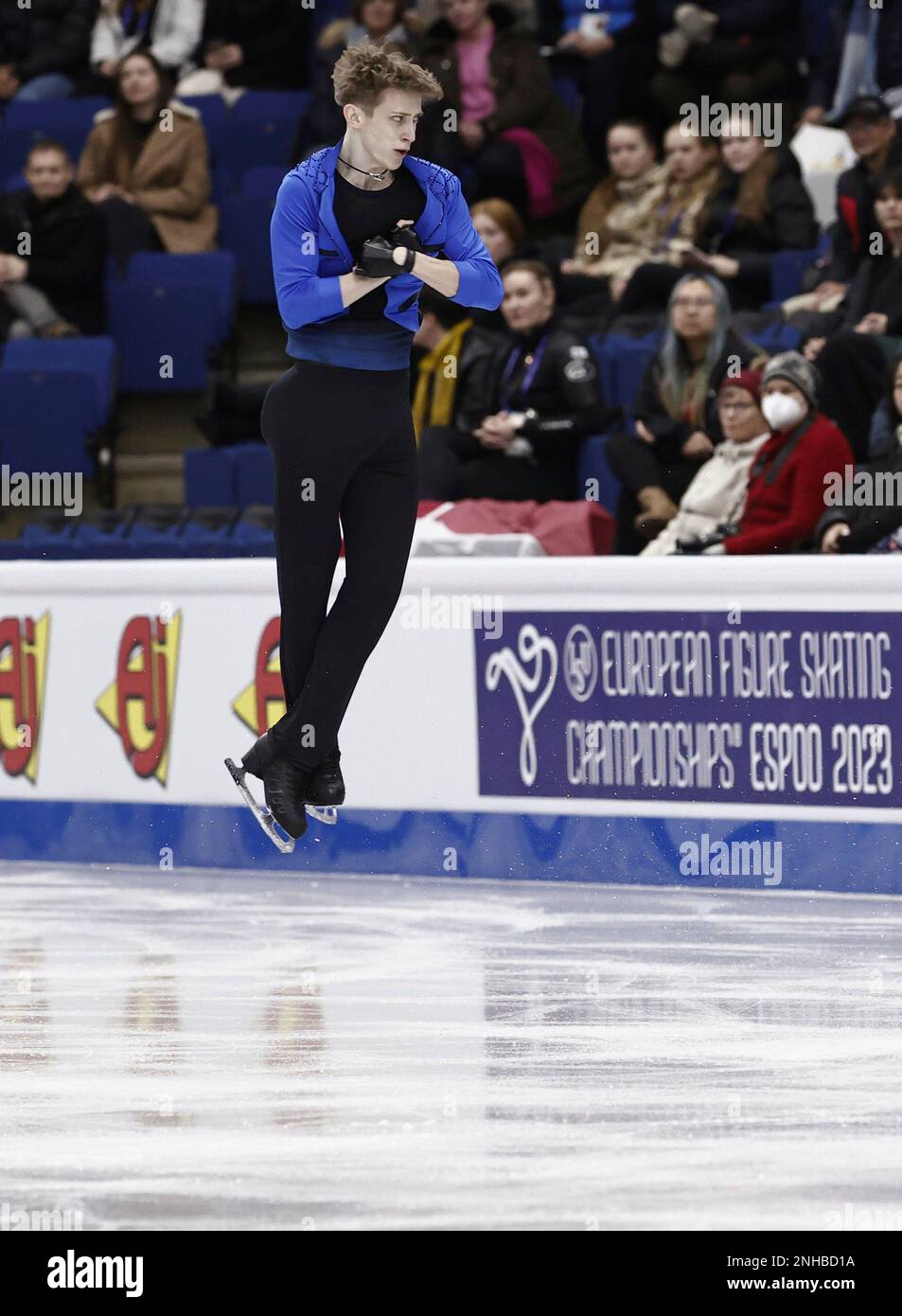 Mihhail Selevko of Estonia performs during men's short program of the ...