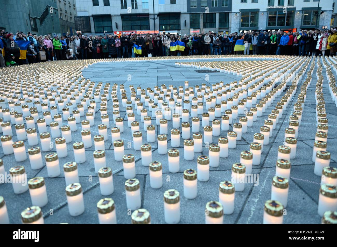 Vienna, Austria. 21st Feb, 2023. On the occasion of the anniversary of ...