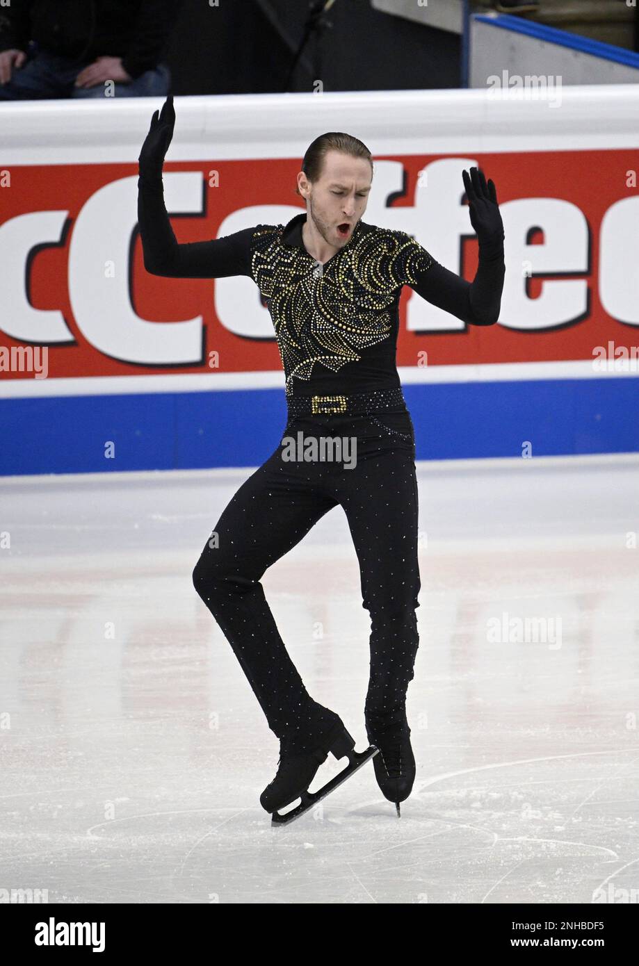 Larry Loupolover of Bulgaria performs during men's short program of the ...