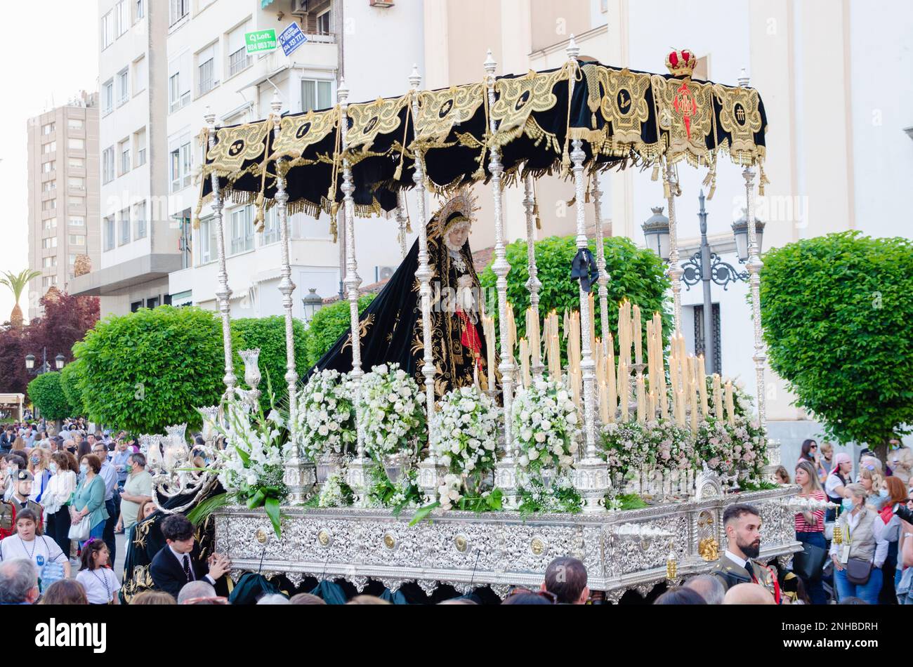Badajoz, Spain, Friday. April 15 2023. Procession of Holy Week, Badajoz ...
