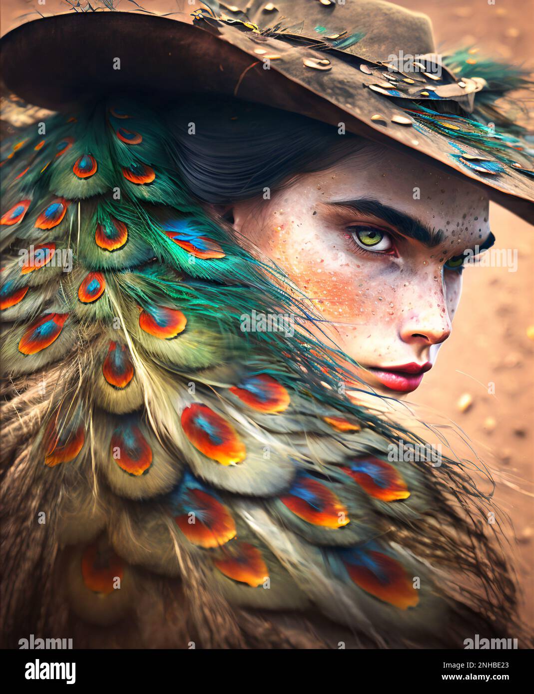 Boy with peacock hi-res stock photography and images - Alamy