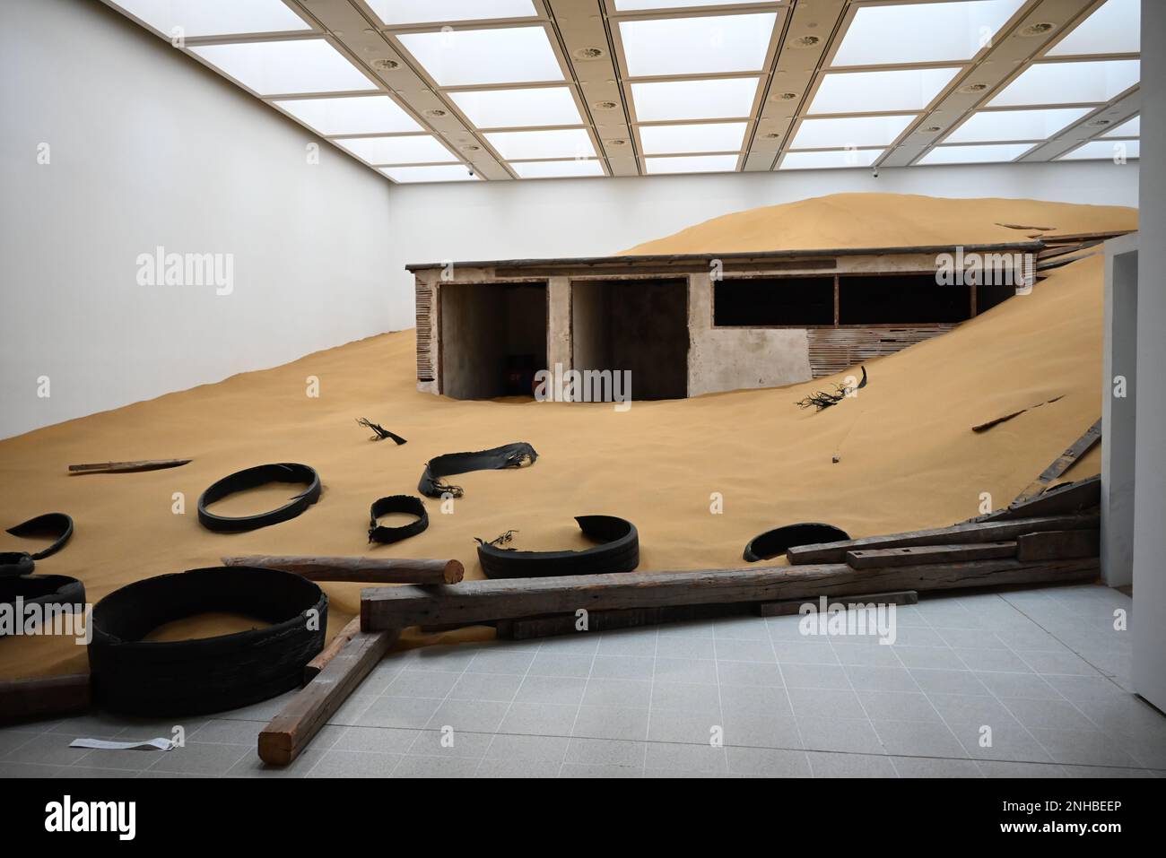 Showing until 7 May 2023, the Hayward Gallery presents Mike Nelson ...