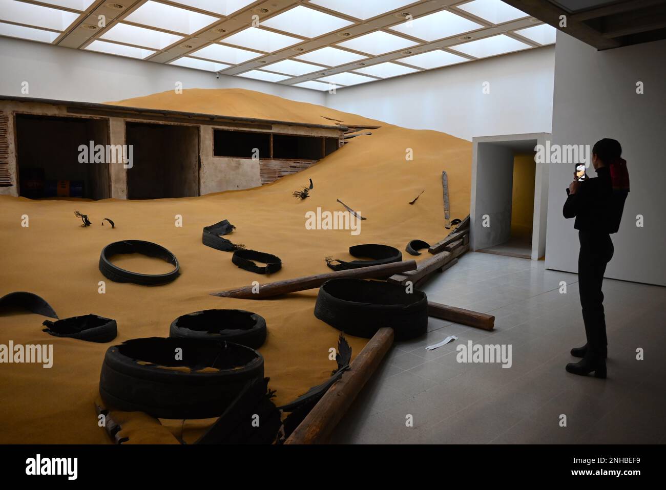 Showing until 7 May 2023, the Hayward Gallery presents Mike Nelson ...