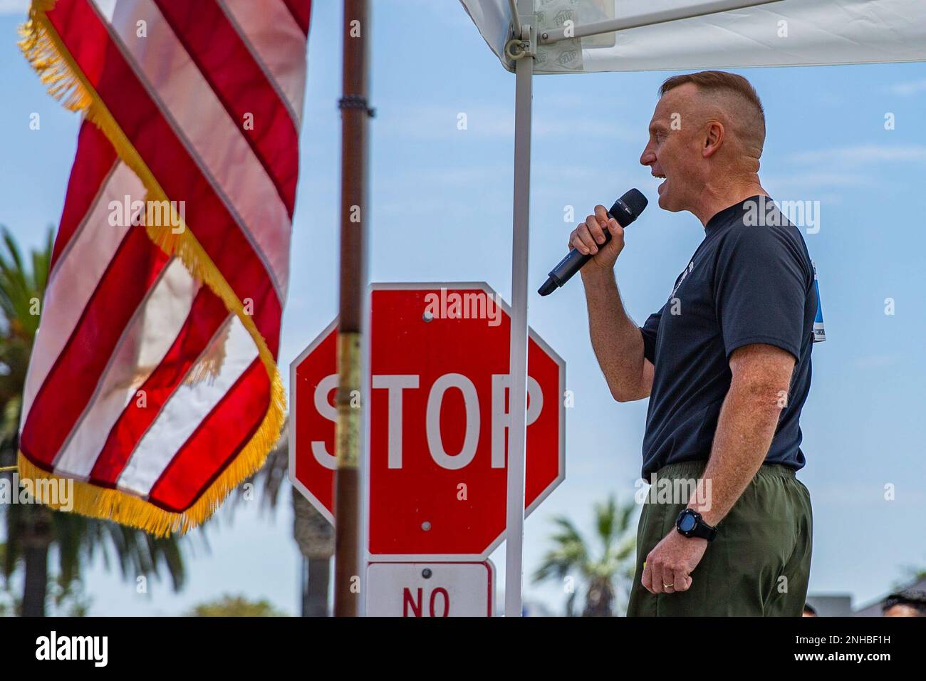 U.S. Marine Corps Brig. Gen. Jason L. Morris, Commanding General of ...