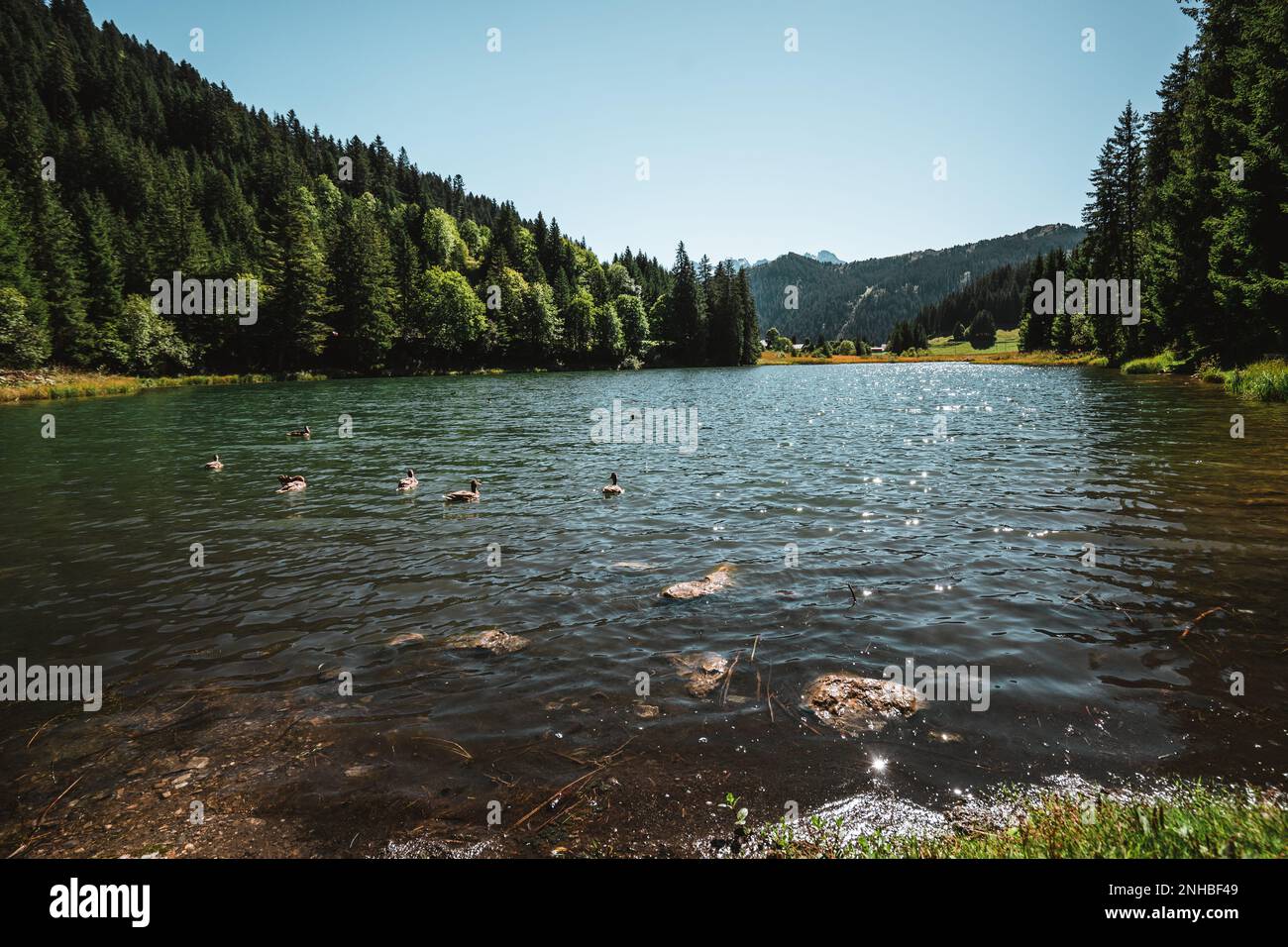 Portes du soleil switzerland morgins hi-res stock photography and ...