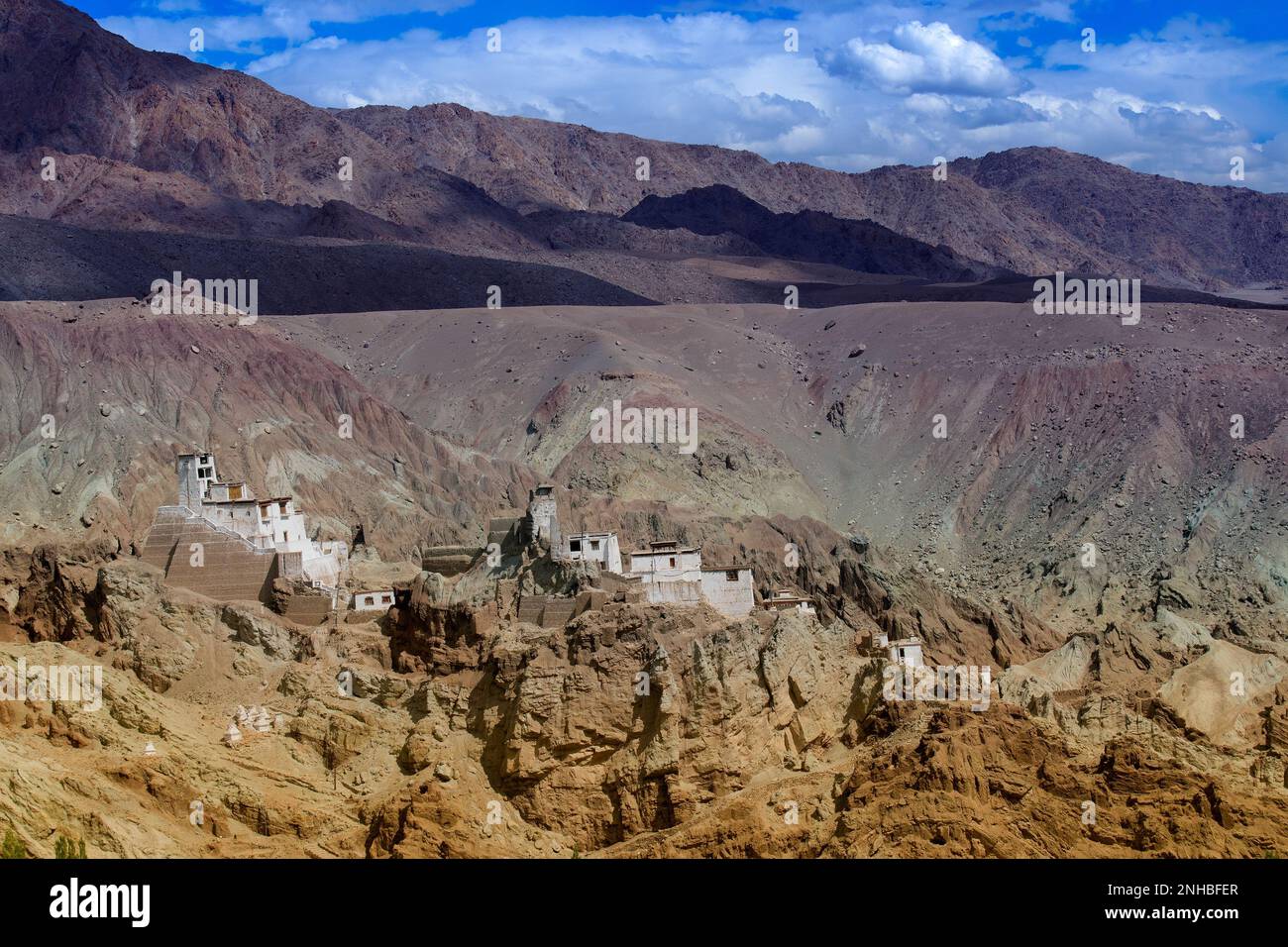 Basgo or Bazgoo, a village situated on the bank of the Indus river in ...