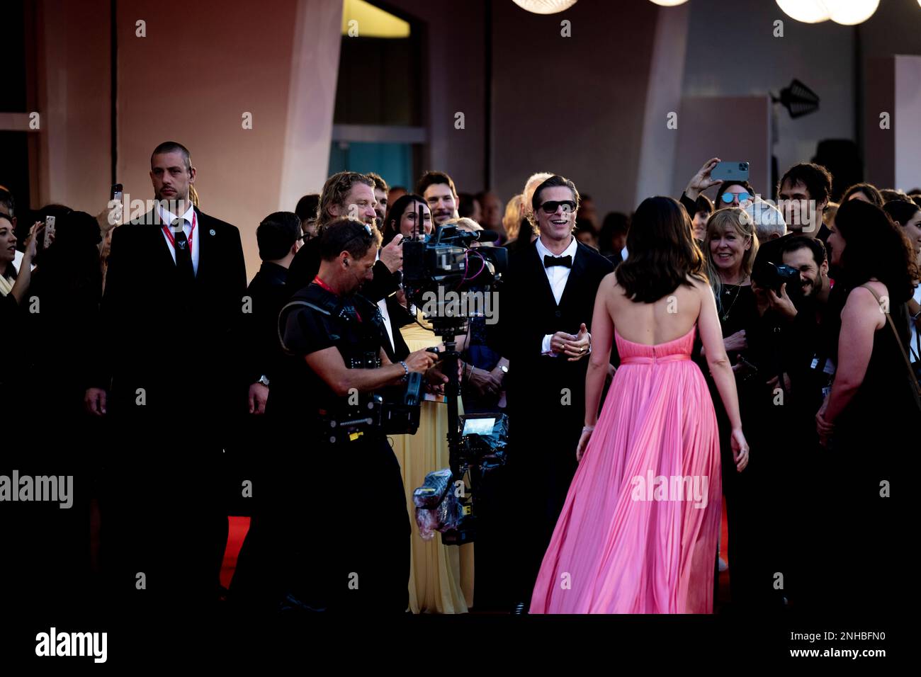 Venice, Venice, Italy, 08th September, 2022, Ana de Armas, Brad Pitt ...